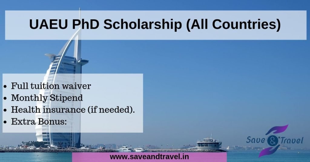 UAEU PhD Scholarship (All Nationalities)